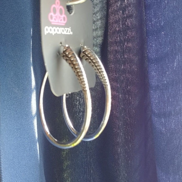 Jewelry | Paparazzi Fully Loaded Silver Earrings | Poshmark